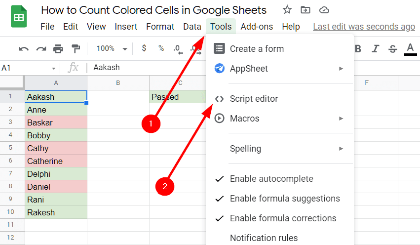 How To Count Colored Cells In Google Sheets OfficeBeginner