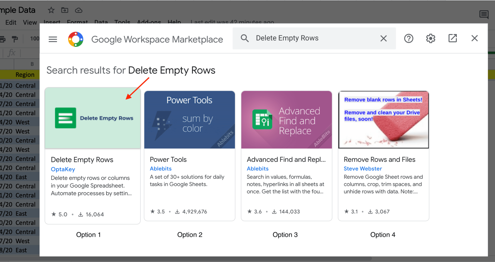 How To Delete Empty Rows In Google Sheets OfficeBeginner