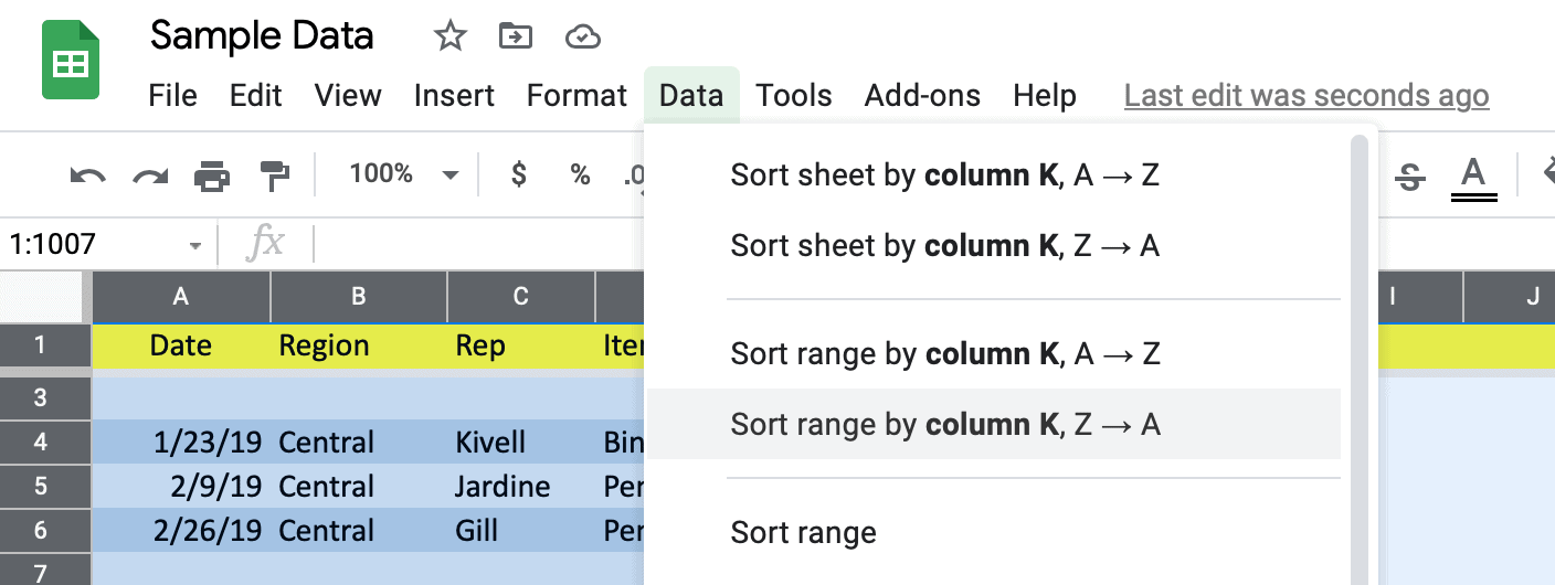 How To Delete Empty Rows In Google Sheets OfficeBeginner