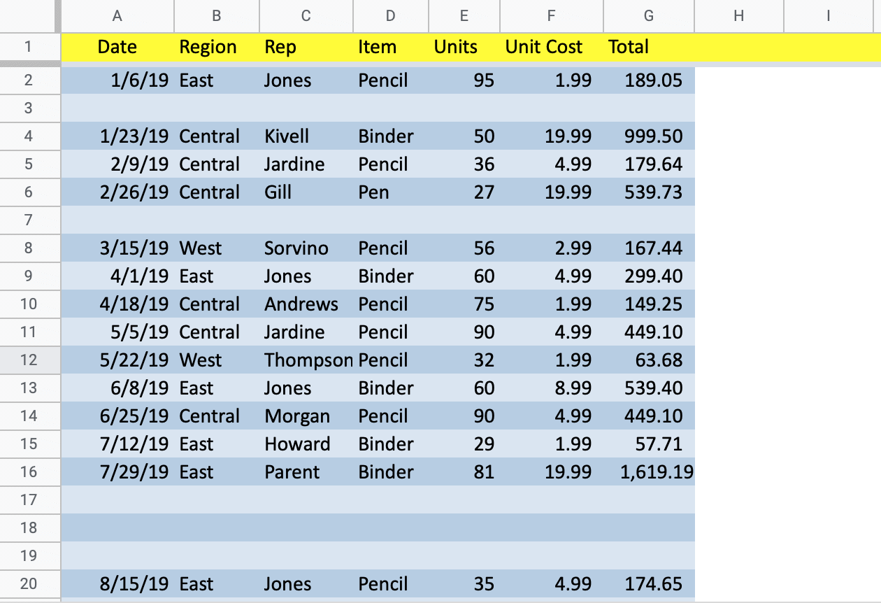 How To Delete Empty Rows In Google Sheets OfficeBeginner