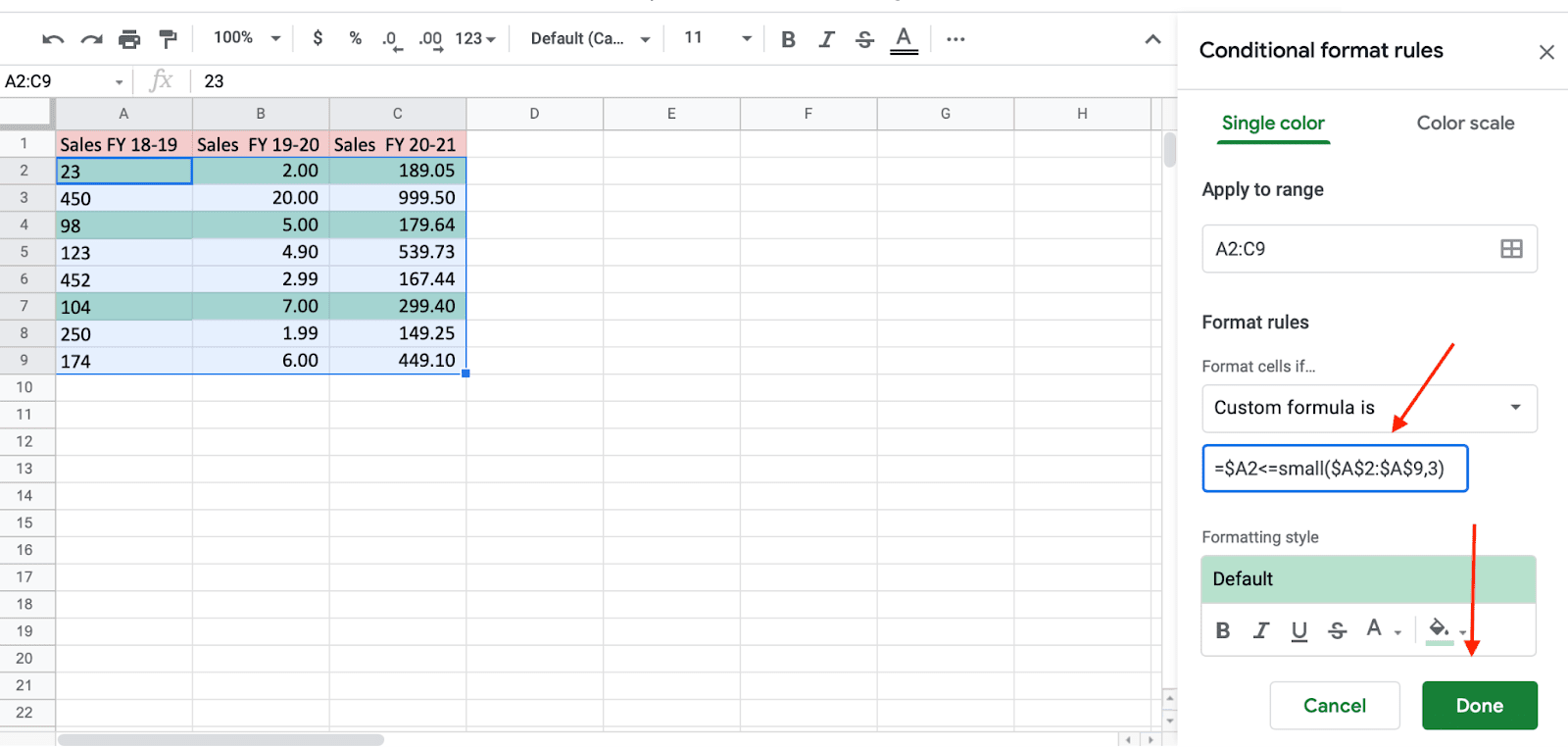 How To Highlight The Highest And Lowest Values In Google Sheets 