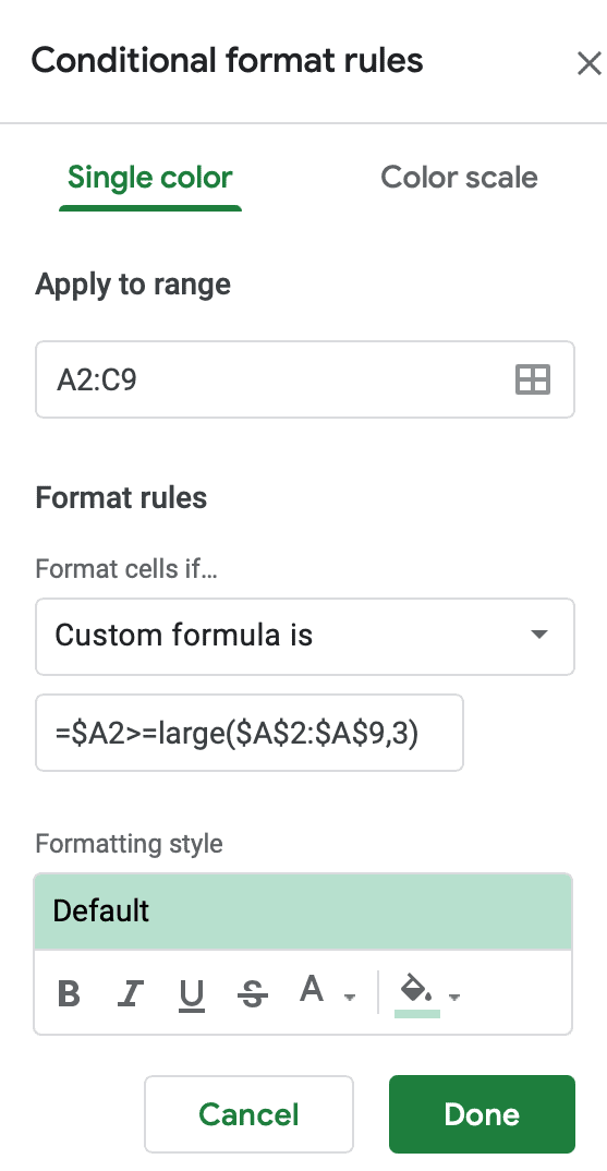 How To Highlight The Highest And Lowest Values In Google Sheets 
