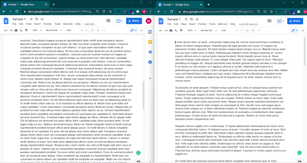 How To View Two Pages Side By Side In Google Docs OfficeBeginner
