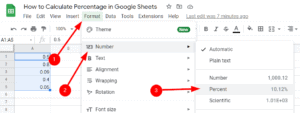 How to calculate percentages in Google Sheets - OfficeBeginner
