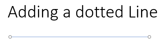 How To Insert A Dotted Line In PowerPoint Presentation OfficeBeginner