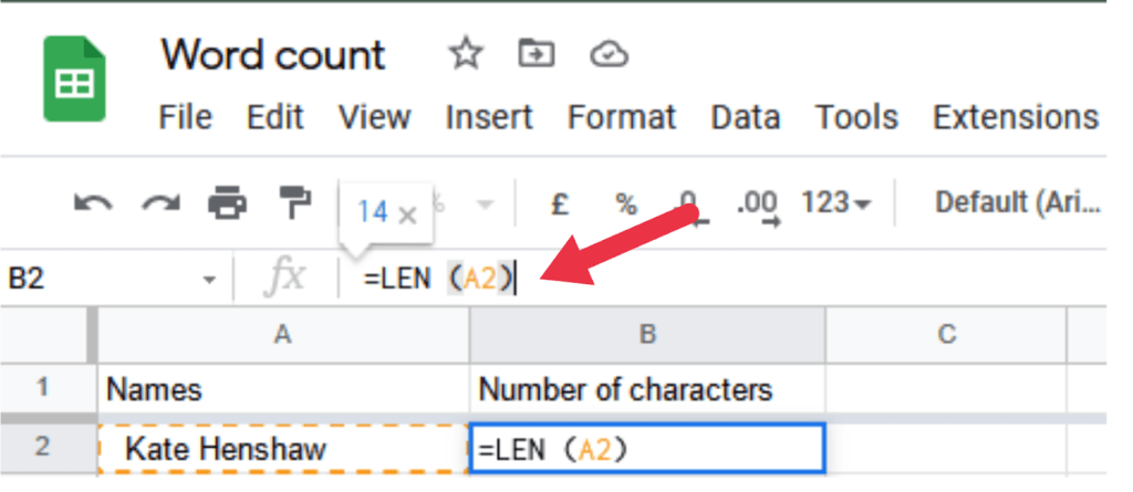 How To Count Characters In Google Sheets OfficeBeginner
