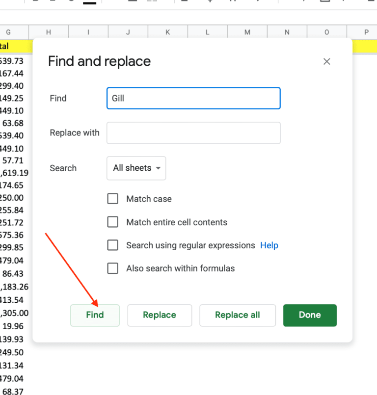 How to Search in Google Sheets - OfficeBeginner