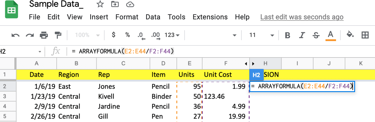 How To Divide Numbers In Google Sheets OfficeBeginner