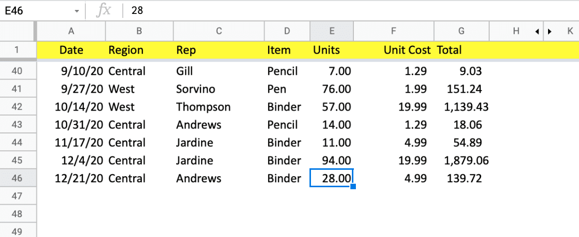 How To Get Last Value In A Column In Google Sheets OfficeBeginner