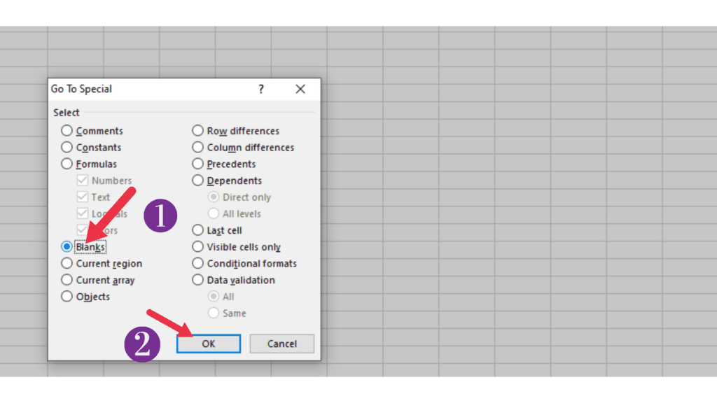 How To Delete Empty Rows In MS Excel OfficeBeginner