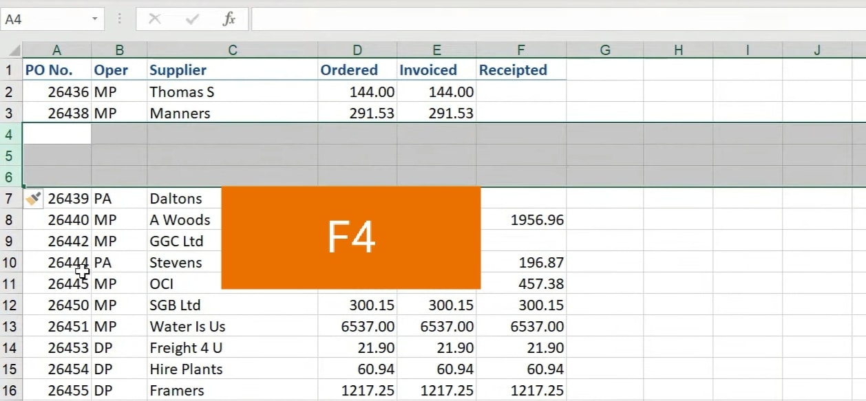 How To Insert Multiple Rows In MS Excel OfficeBeginner