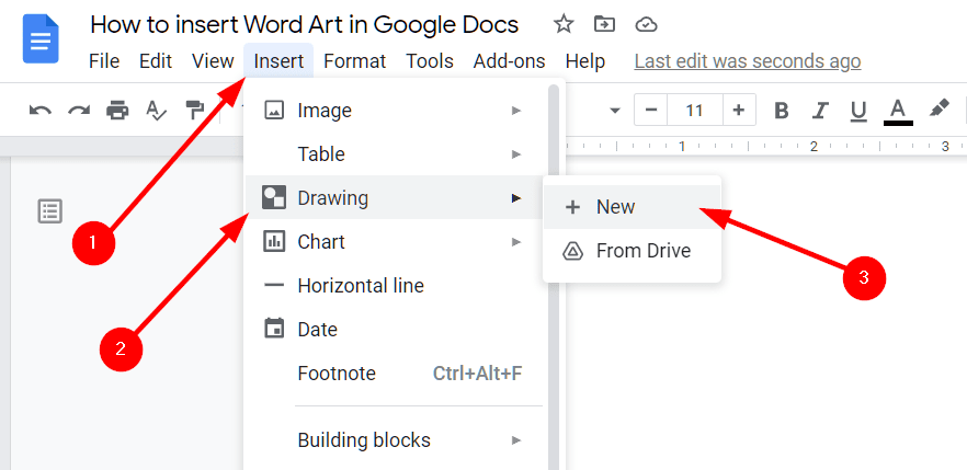 How To Insert Word Art In Google Docs OfficeBeginner