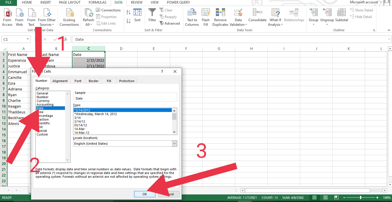 How To Sort Data By Date In Microsoft Excel OfficeBeginner
