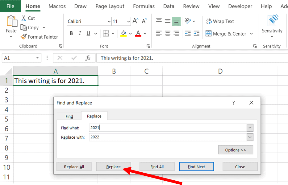How To Find And Replace Text And Numbers In MS Excel OfficeBeginner