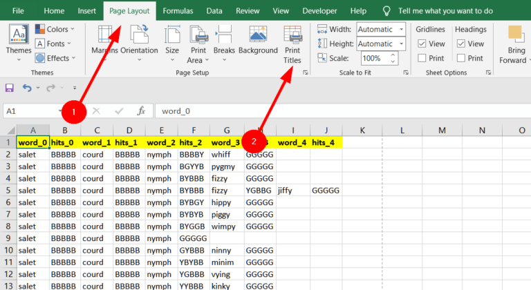 How to Print the Title Row on Every Page in MS Excel - OfficeBeginner