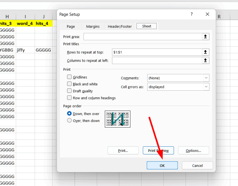 How to Print the Title Row on Every Page in MS Excel - OfficeBeginner