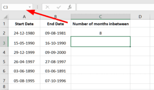 How to Get the Number of Months Between Two Dates in MS Excel ...