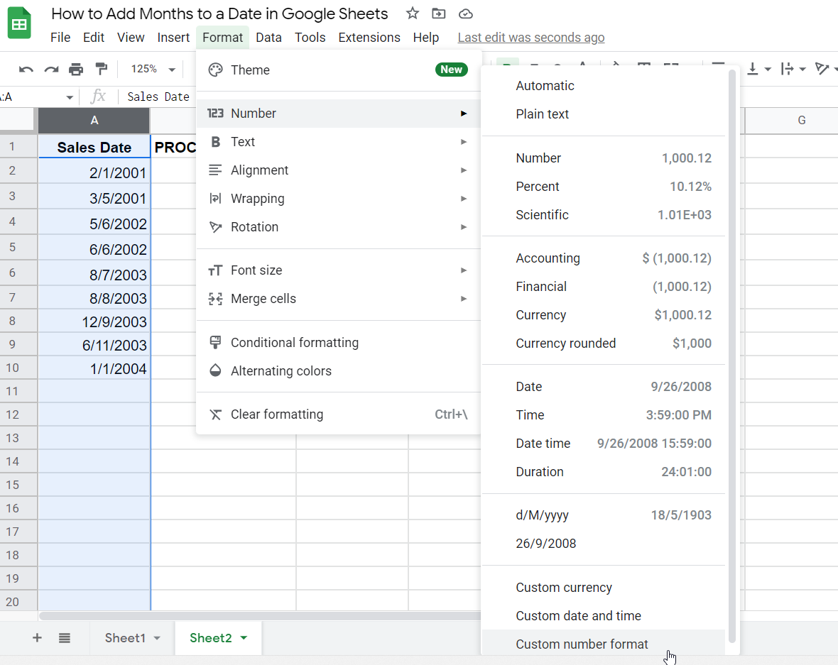 How To Add Months To A Date In Google Sheets OfficeBeginner