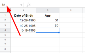 How to Calculate Age from Date of Birth in Google Sheets - OfficeBeginner