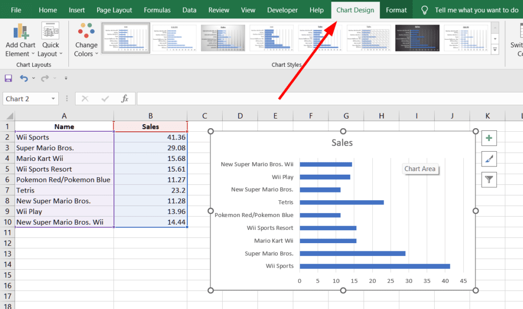 How To Move A Chart To A New Sheet In MS Excel OfficeBeginner