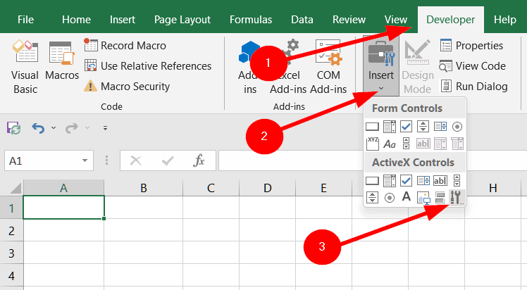 How To Insert A Date Picker In MS Excel OfficeBeginner