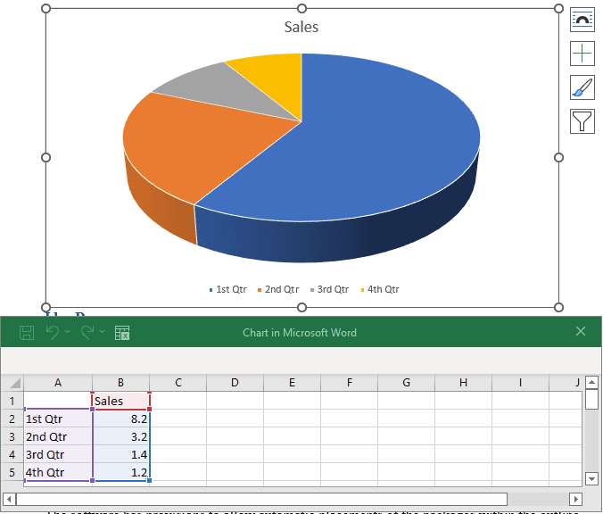 How To Make A Pie Chart In MS Word OfficeBeginner