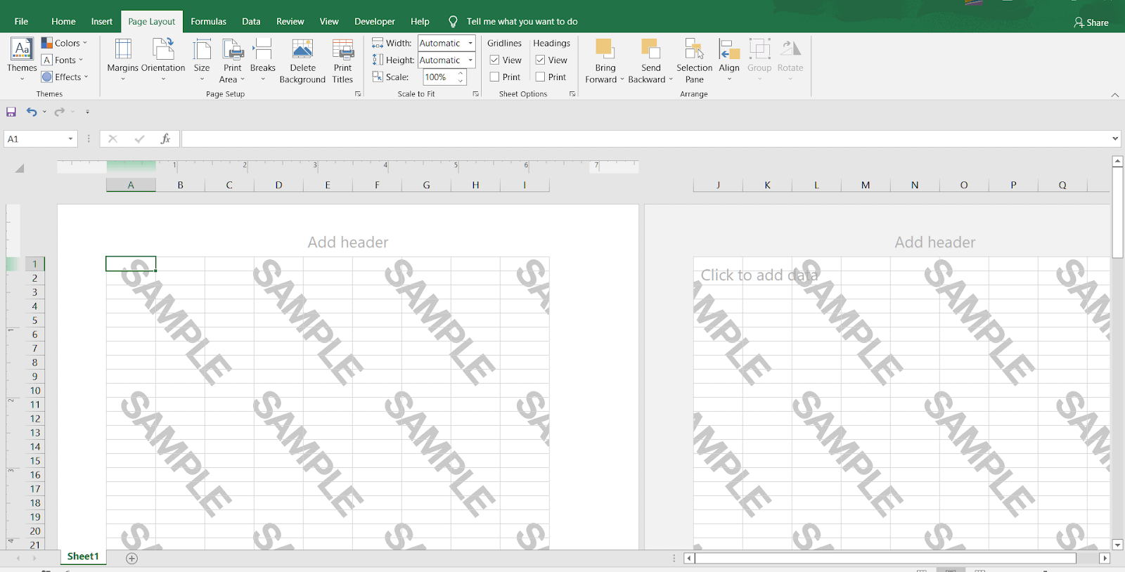 How to Insert a Watermark in an MS Excel Sheet - OfficeBeginner