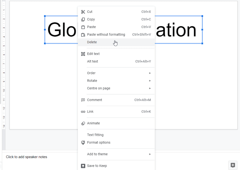 How To Delete A Text Box In A Google Slide OfficeBeginner